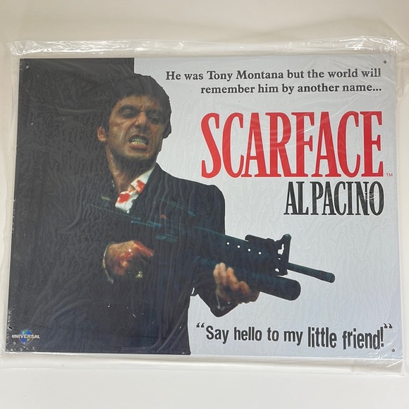 Scarface Al Pacino | Wall Decor | Nwt Scarface Al Pacino Tin Sign ...